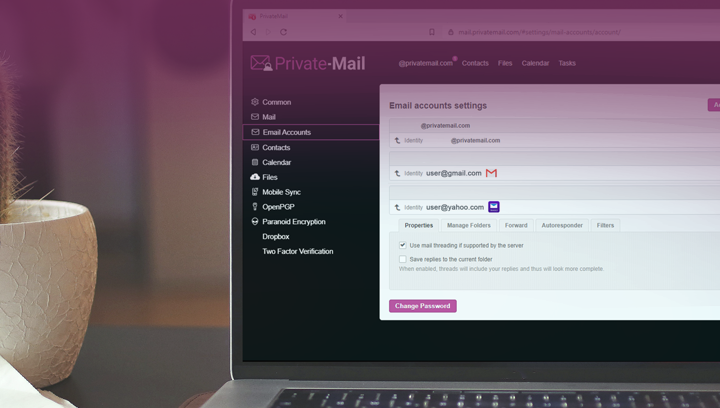 Private-mail Support